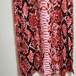 Michael Kors | Dresses | Michael Kors Snake Print Maxi Sleeveless Dress ...